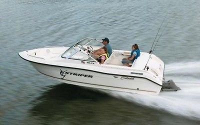 Seaswirl Striper Fast Fishing Boat Bowrider Wake Speedboat Motor ...