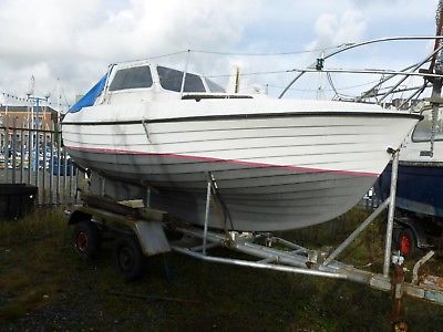 20ft Saga 20 Fibreglass Fishing Boat Diesel Inboard – Cheap Boats