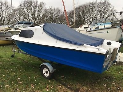 Shetland 535 Fishing Cabin Cruiser Day Boat On Trailer – Cheap Boats
