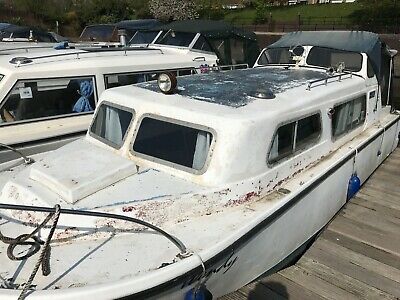 Norman 23 Cabin Cruiser Boat Canal/river Leisure Cruising Inboard ...
