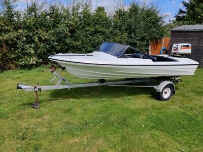 Scorpio Sorcerer 13ft Speedboat With 40hp Johnson Outboard And Electric ...