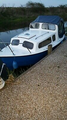 Great Value River And Canal Boat With Trailer And Excellent Outboard