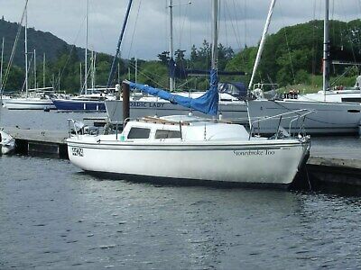 Jaguar 22 Ft Sailing Yacht Moored At Windermere – Cheap Boats