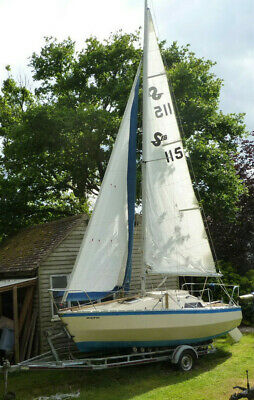 Swift 18 Trailer Sailer Lift Keel Yacht Refurbished, Ready For ...