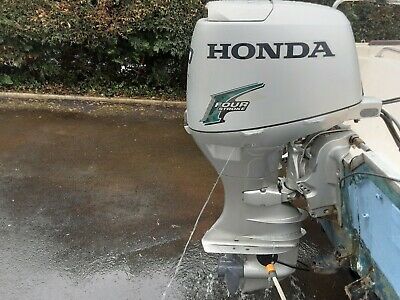 50 Hp Honda Outboard Engine 4 Stroke Power T & Tilt For Rib Power ...