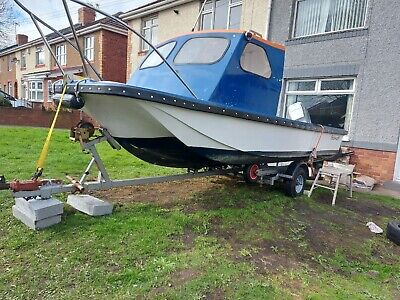 17ft Dory, Fast Fishing Boat 60hp Mariner. – Cheap Boats