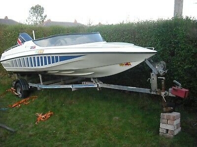 Speed Boat Simms Super V 16 – 80hp Yamaha With Trailer – Cheap Boats