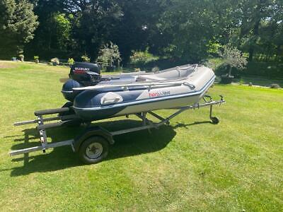 Honwave 2.5m Sib Inflatable Dinghy Boat With Suzuki Outboard Motor And ...