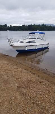 Shetland 570 Cabin Cruiser Fishing Day Boat With Outboard And Braked ...