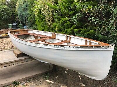 Antique Classic Wooden Rowing Boat 14 Ft 2 X 4ft 9 – Cheap Boats