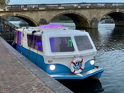 Reduced For Quick Sale Vw Splitscreen Liveaboard Widebeam Airbnb Canal ...