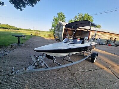 Driver 440 Speedboat With Trailer And Johnson 70hp Outboard – Cheap Boats