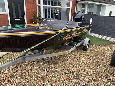 Phantom 16 Mercury 200hp Speedboat Race Gearbox Gps Speedo Galvanised ...
