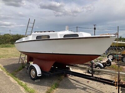 Valiant 18 Ft Sailing Boat Yacht Trailer Sailor Bilge Keel – Cheap Boats