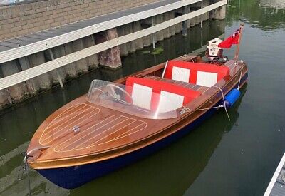 Original Jack Broom 1959 Wooden Speedboat – Cheap Boats
