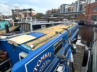 40ft Springer Narrowboat, Off-grid Ready, Solar, Sheffield Mooring ...