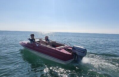 Simms Supervee Speedboat Super V 14 Foot. 60hp Evinrude – Cheap Boats