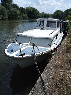 Seamaster 26ft River Canal Cruiser Project Boat. – Cheap Boats