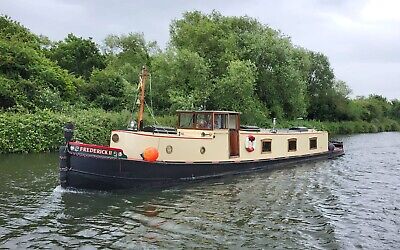 Frederick 2 Unique Tug/dutch Barge Narrowboat Built By Renowned Roger ...