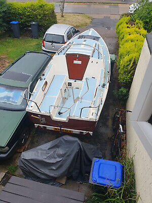 Jaguar / Catalina 22′ Drop Keel Trailer Sailer Project, Double Axle ...