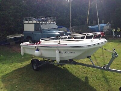 Fishing Boat/tender/runabout With Outboard And Trailer – Cheap Boats