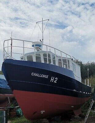 Fishing Boat, 12mtr Steel Hulled Ex Survey Vessel In Good Working Order ...